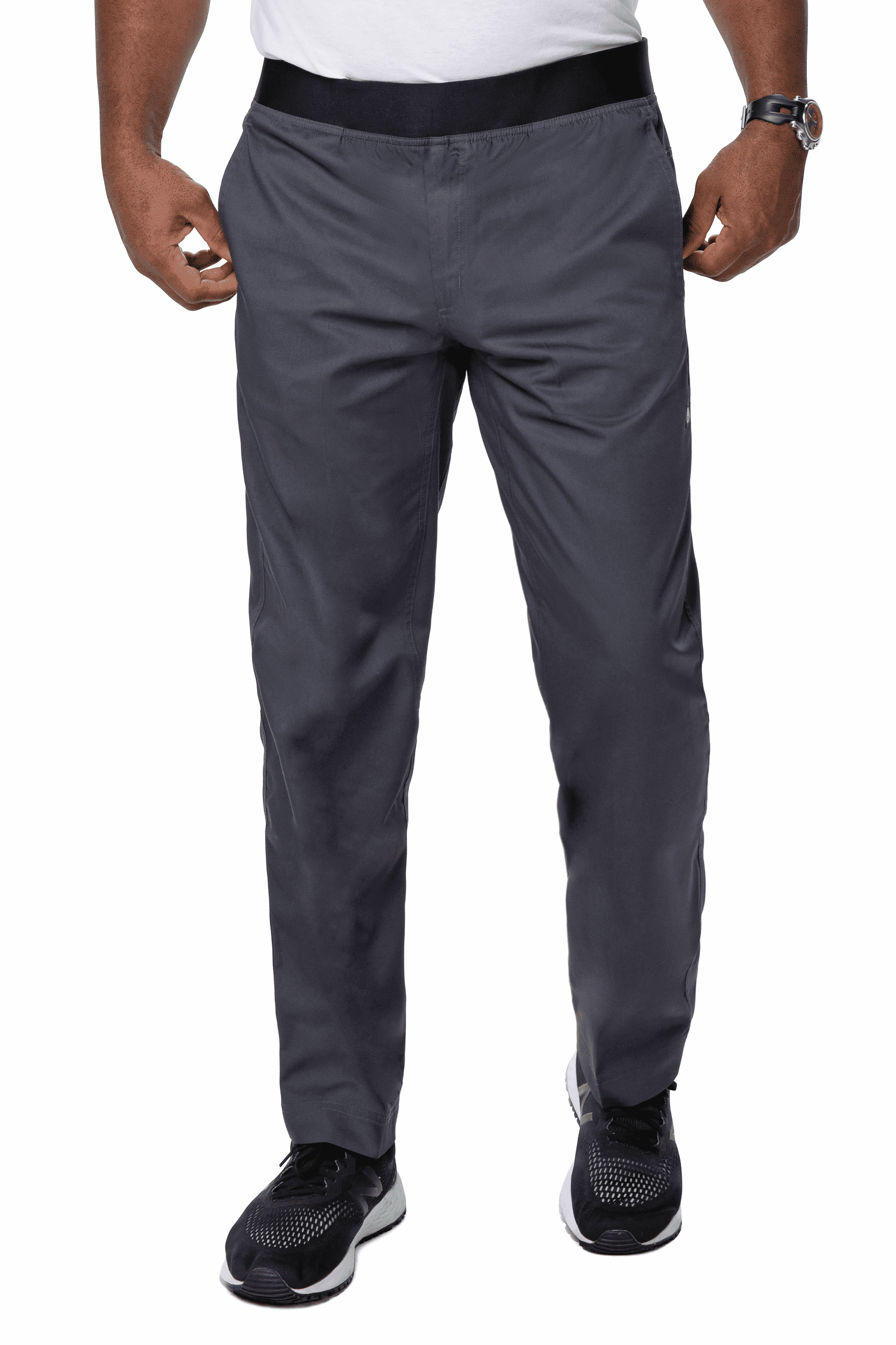 Chef Works Men's Lightweight Slim Chef Pants, Charcoal, Medium ...