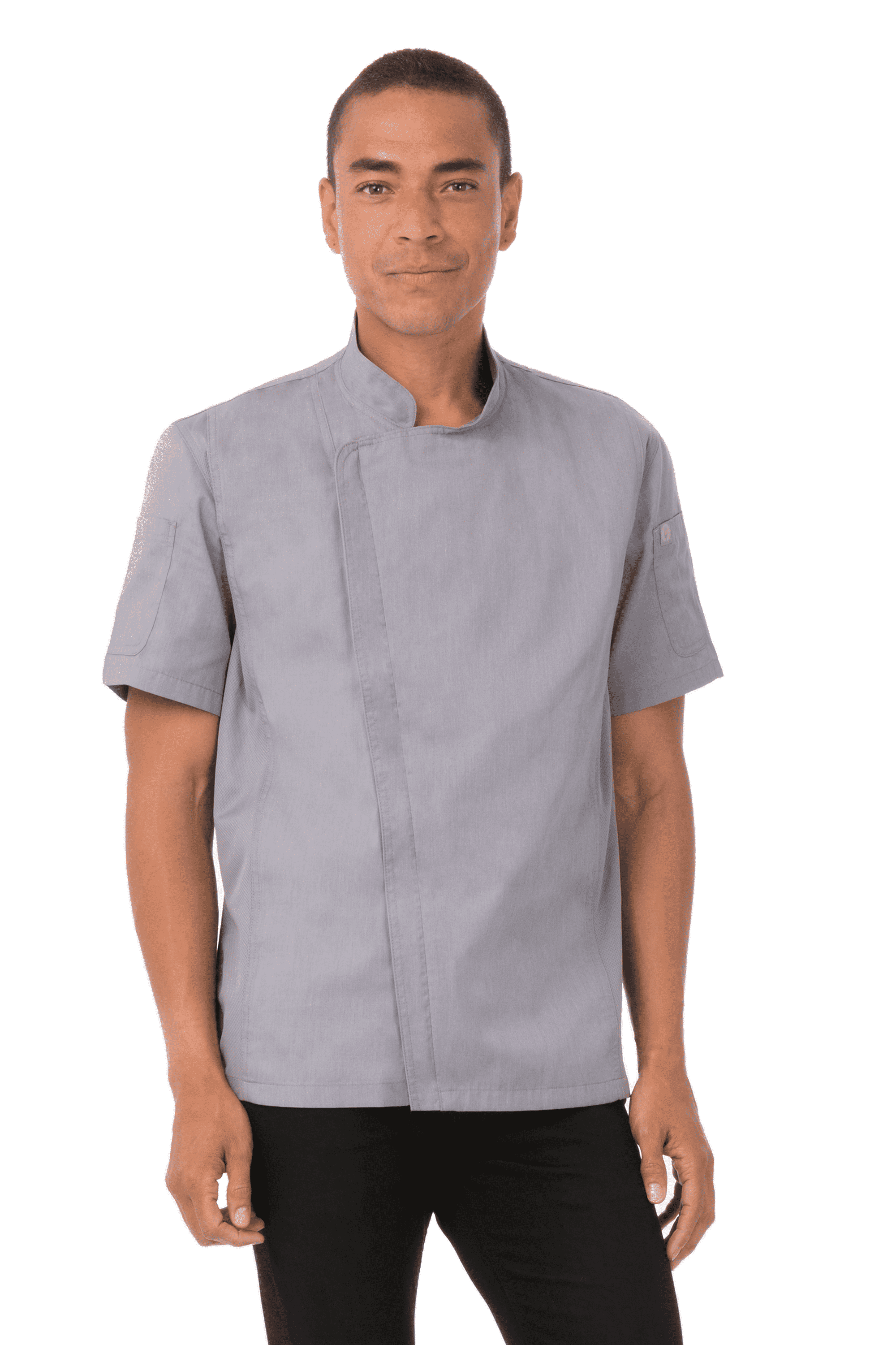Chef Works Men's Springfield Chef Coat, Grey, Small - Walmart.com