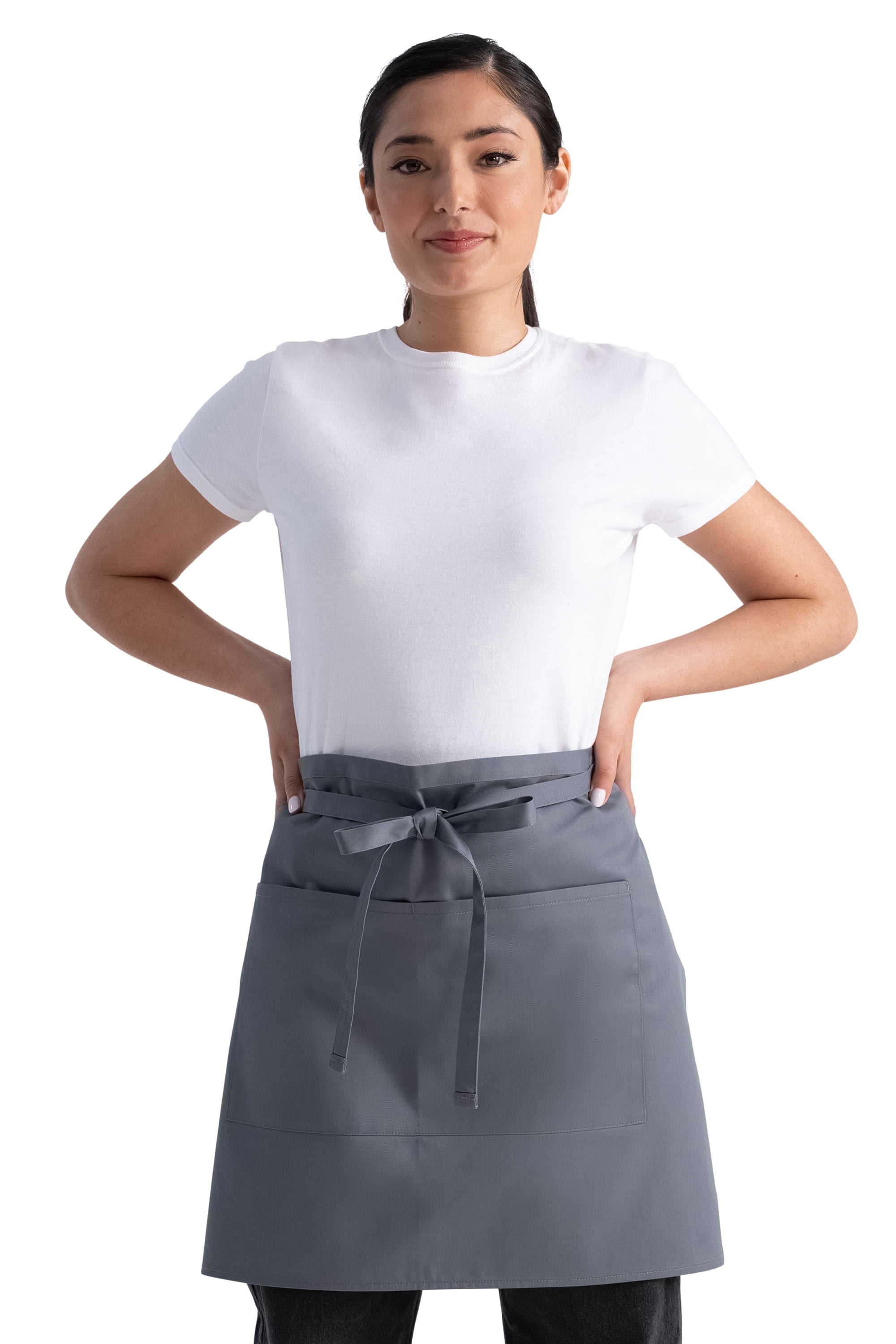Chef Works Unisex Half Bistro Server Apron, Kitchen Apron with Pocket ...
