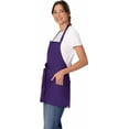 Chef Works Cooking Apron, 3-Pocket Purple Kitchen Apron for Women and ...