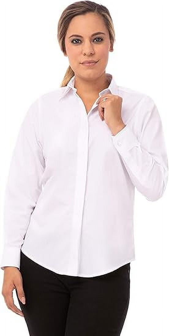 Chef Works Women's Long Basic Dress Shirt - Walmart.com