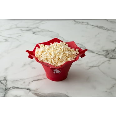 Tasty 1.5 Quart Borosilicate Glass Micro-Pop Microwave Popcorn Popper ...