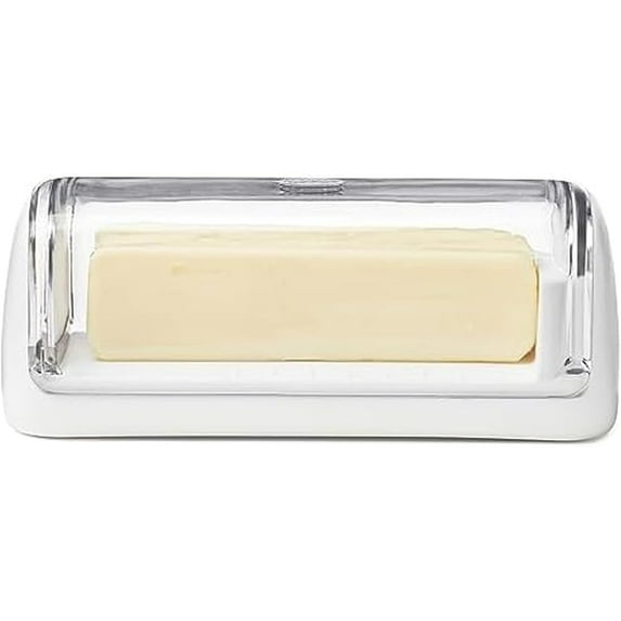 Chef’n Slice'n Store Butter Dish with Built-In Slicer Lid – Fits Long ...