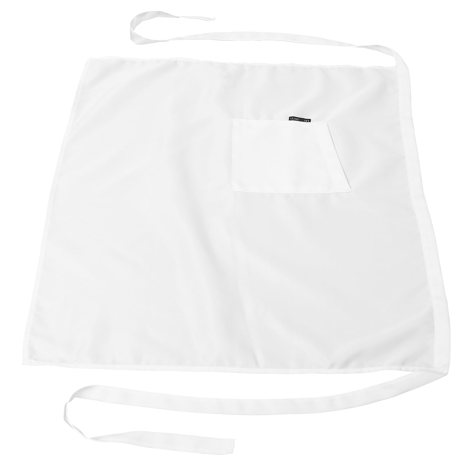 Chef's Apron Cotton with Pockets Short Waist White - Walmart.com