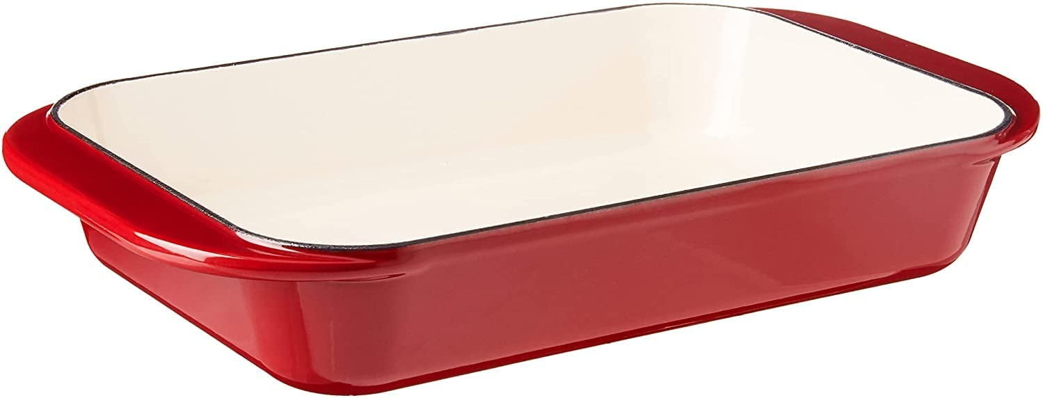 Chef's Classic Enameled Cast Iron 14-Inch Roasting/Lasagna Pan ...