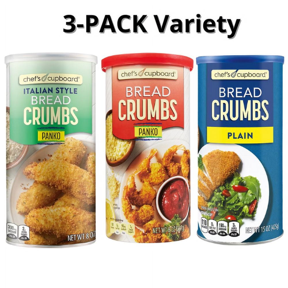 Chef's Cupboard Bread Crumbs Variety 3-Pack - Walmart.com