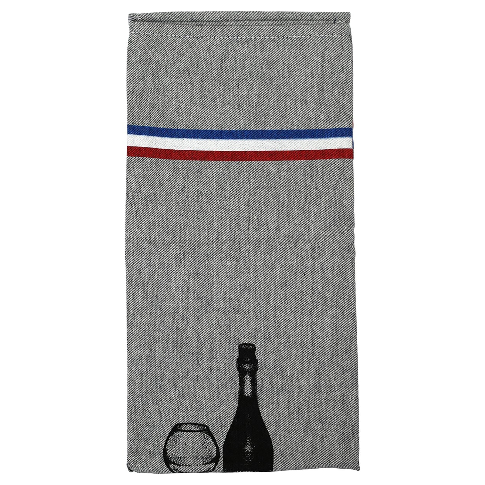 Chef's French Culinary Cotton Kitchen Towel - 28x20 Inch - Wine ...
