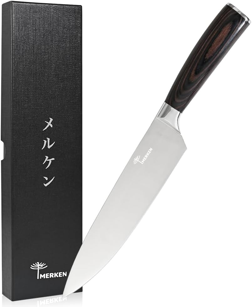 Chef's Knife 8" – Japanese Style Kitchen Knife | Ultra Sharp High ...