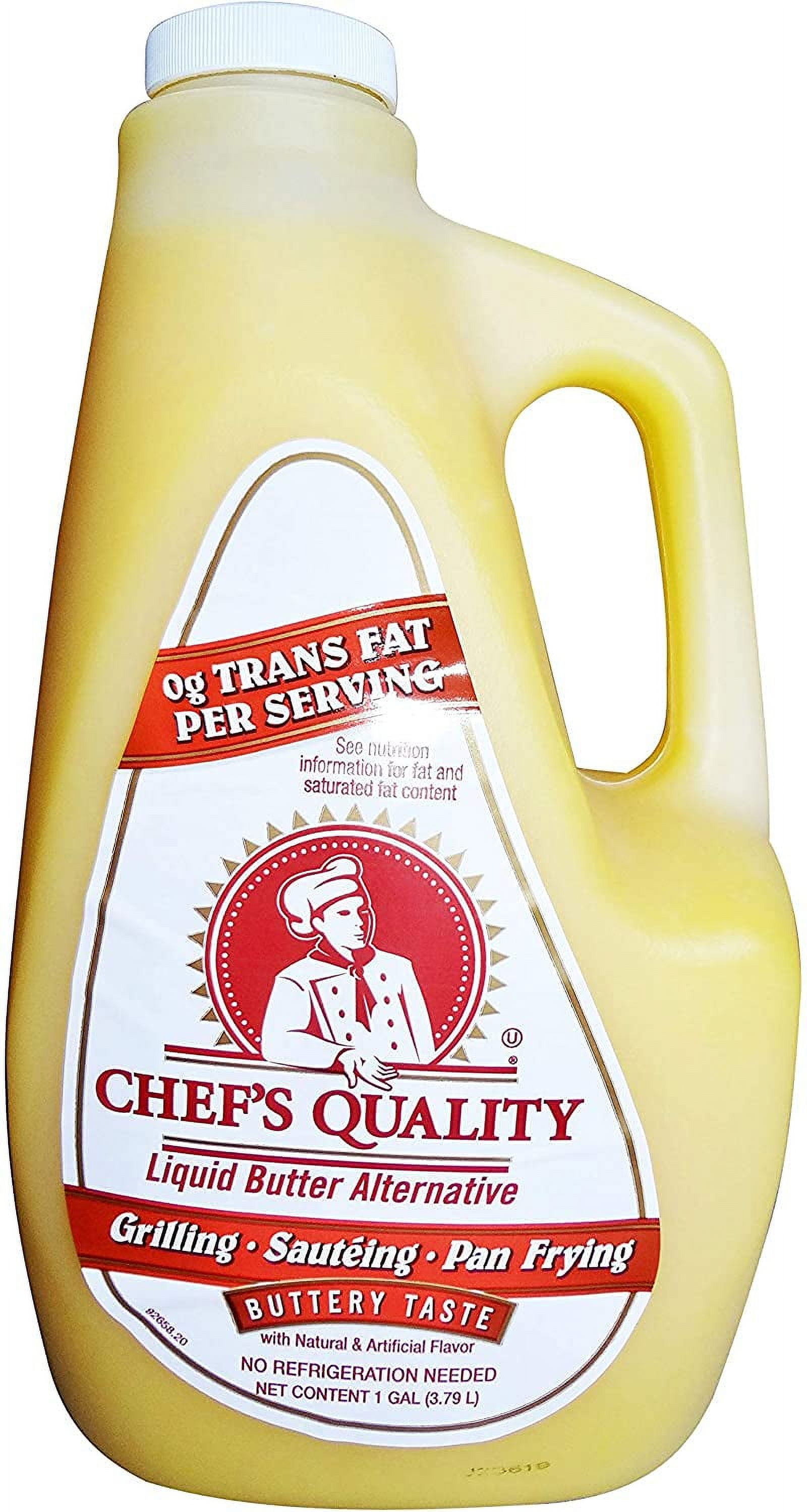 Chef's Quality Alternative Liquid Butter, 1 Gallon - Walmart.com