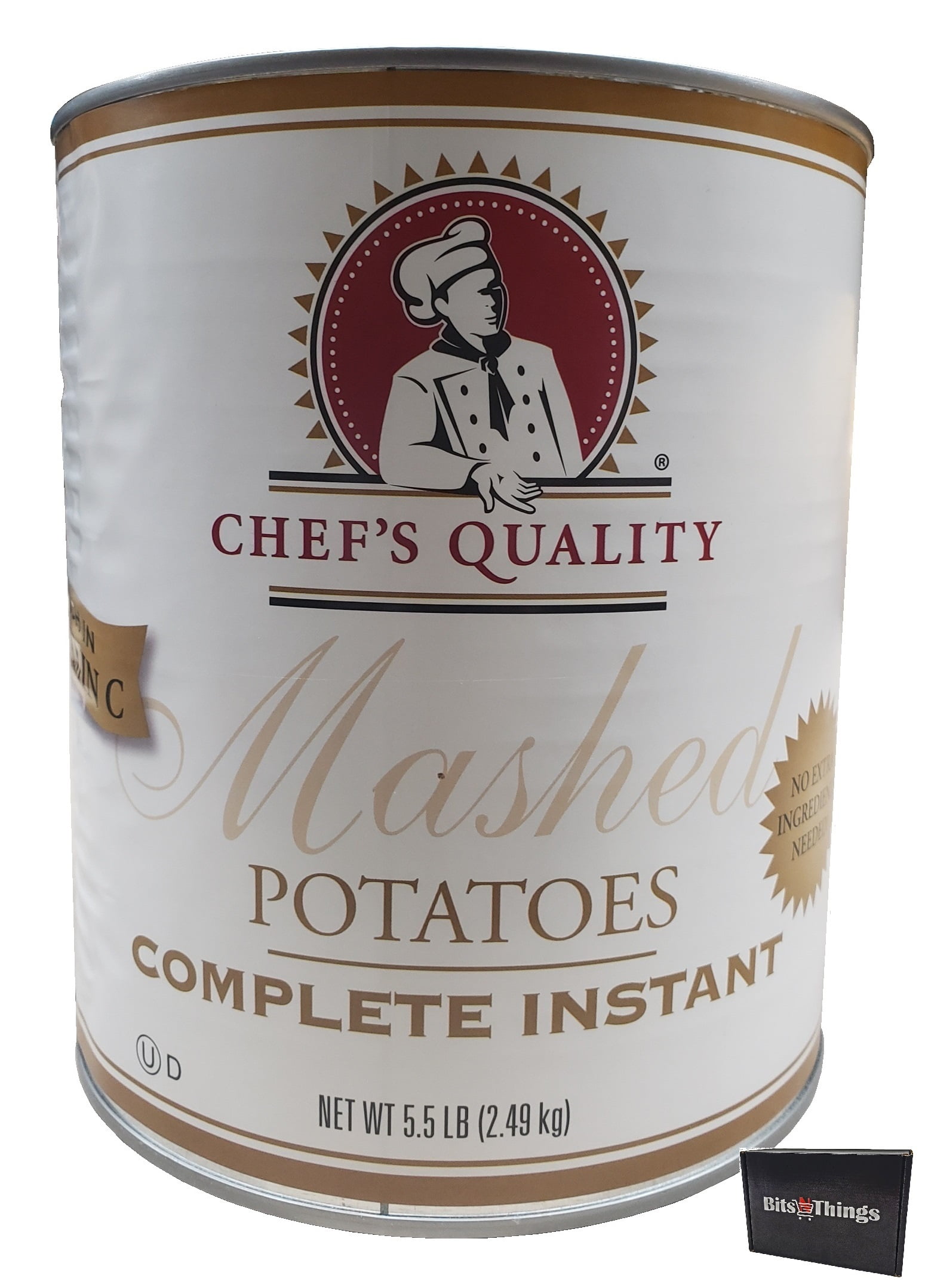 Chef's Quality Instant Plain Dry Mashed Potatoes, 5.43 Lb - Walmart.com