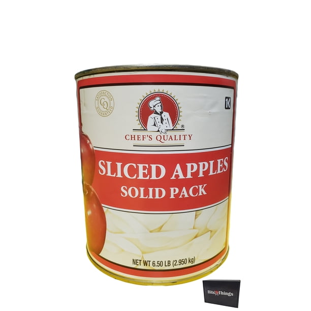 Chef's Quality Sliced Apples - 6 lb can - Walmart Business Supplies