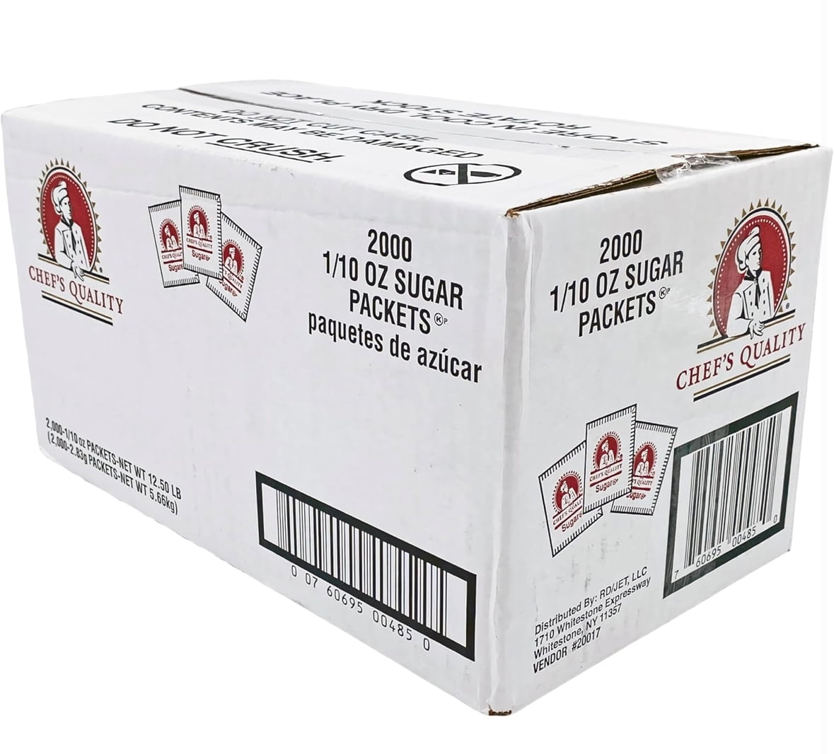 Chef's Quality Sugar Packets, 2000 ct., 10 oz - Walmart.com