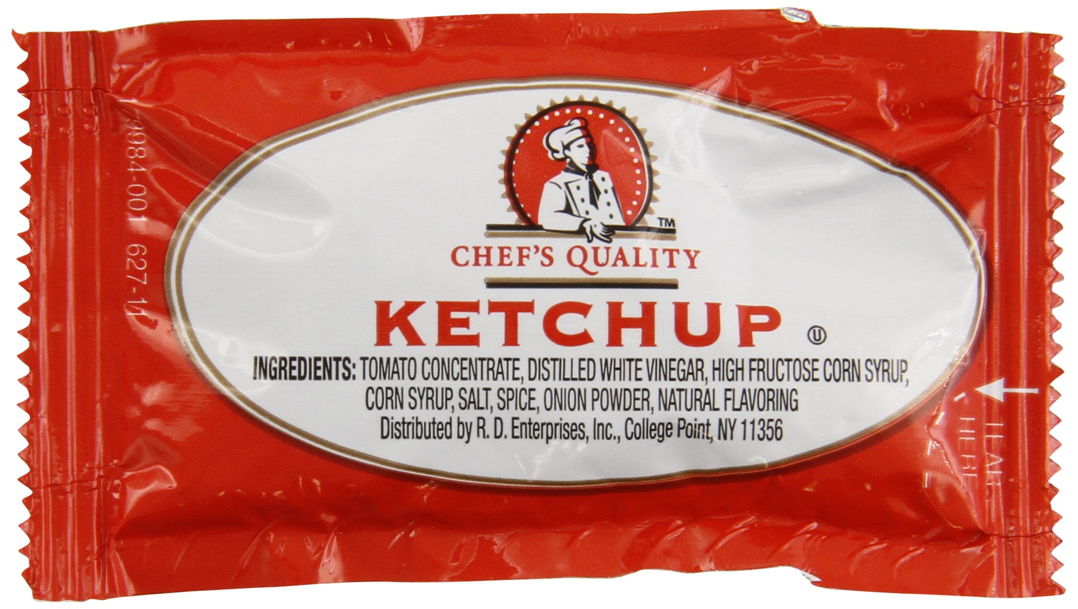 Chef's Quality Tomato Ketchup, 1000 Count - Walmart.com