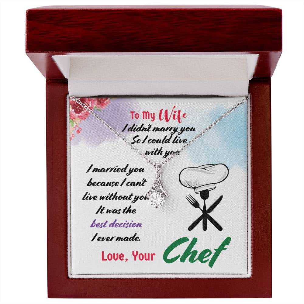 Chef's Wife, Alluring Beauty Necklace, 14k White Gold/ 18k Yellow Gold ...