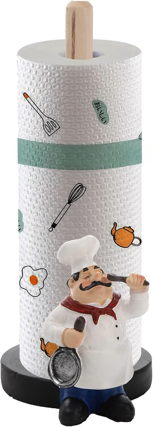 Chef style tissue holder, resin crafts display, chef figurine creative ...
