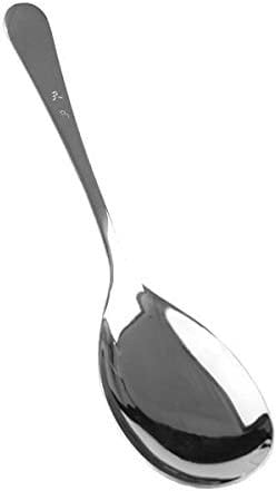 ChefLand Solid Serving Spoon for Elegant Buffet Serving, 10-Inch, Stainless Steel, 6-Pack ...