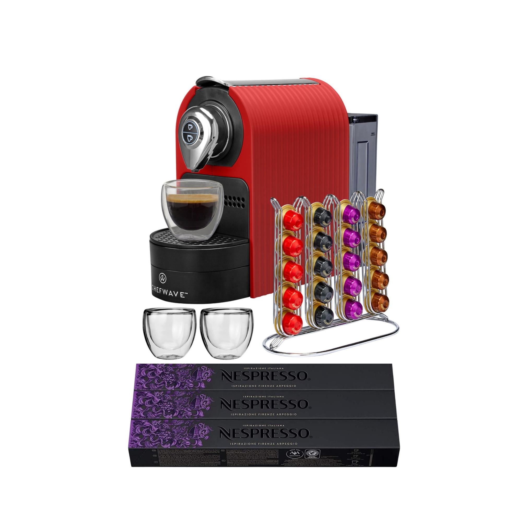 ChefWave Kava Espresso Machine with Coffee Capsules Premium Coffee ...