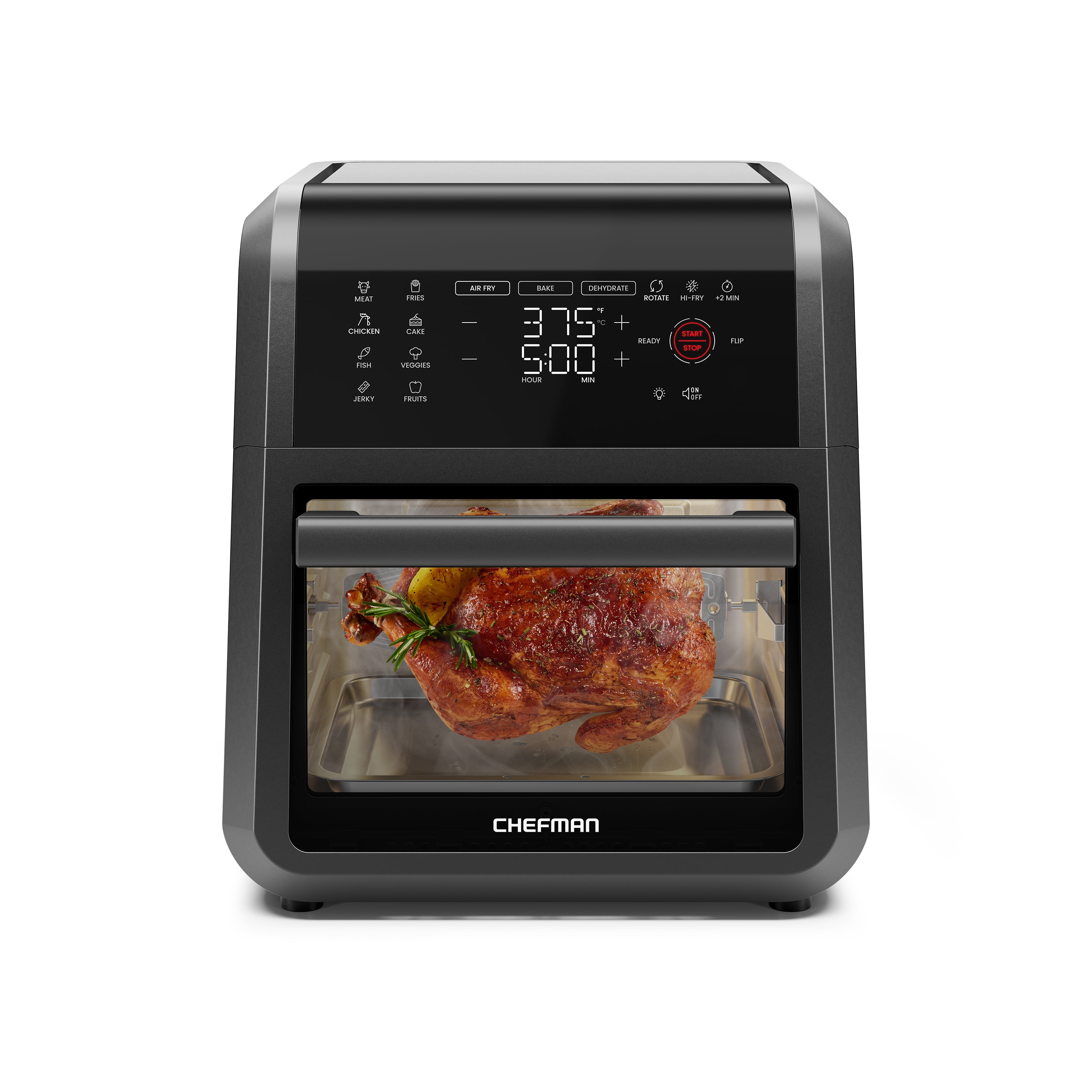Chefman 6-in-1 Air Fryer Oven, 12 Qt Capacity, Digital Touchscreen, Oil ...