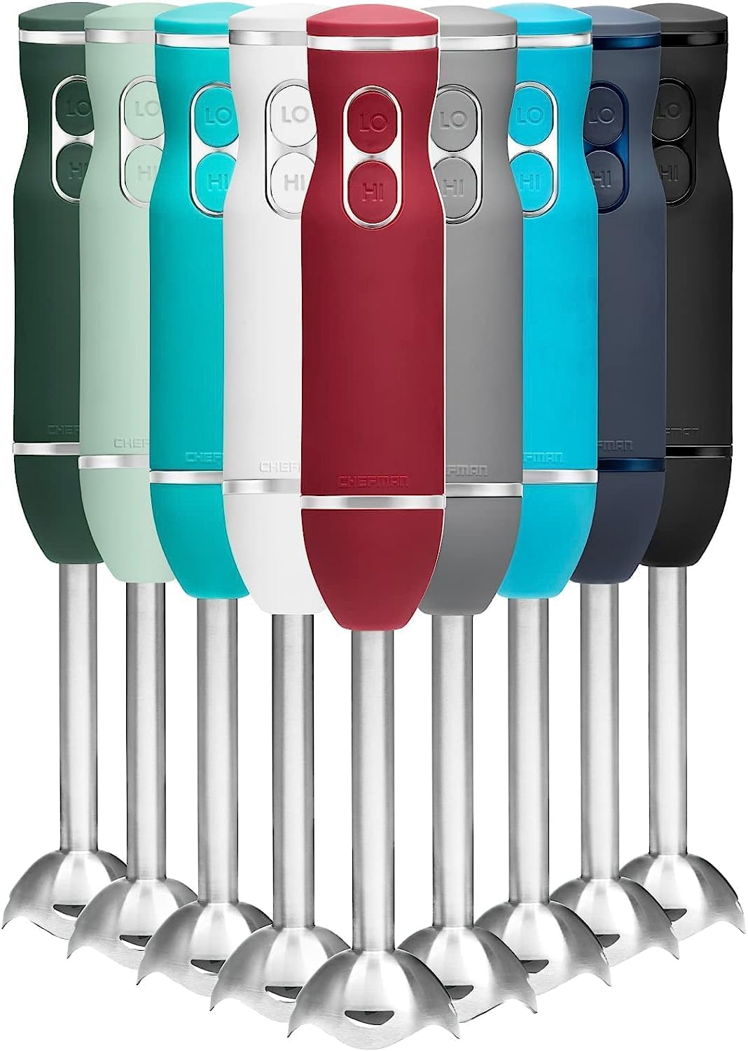 Chefman Immersion Stick Hand Blender with Stainless Steel Blades ...