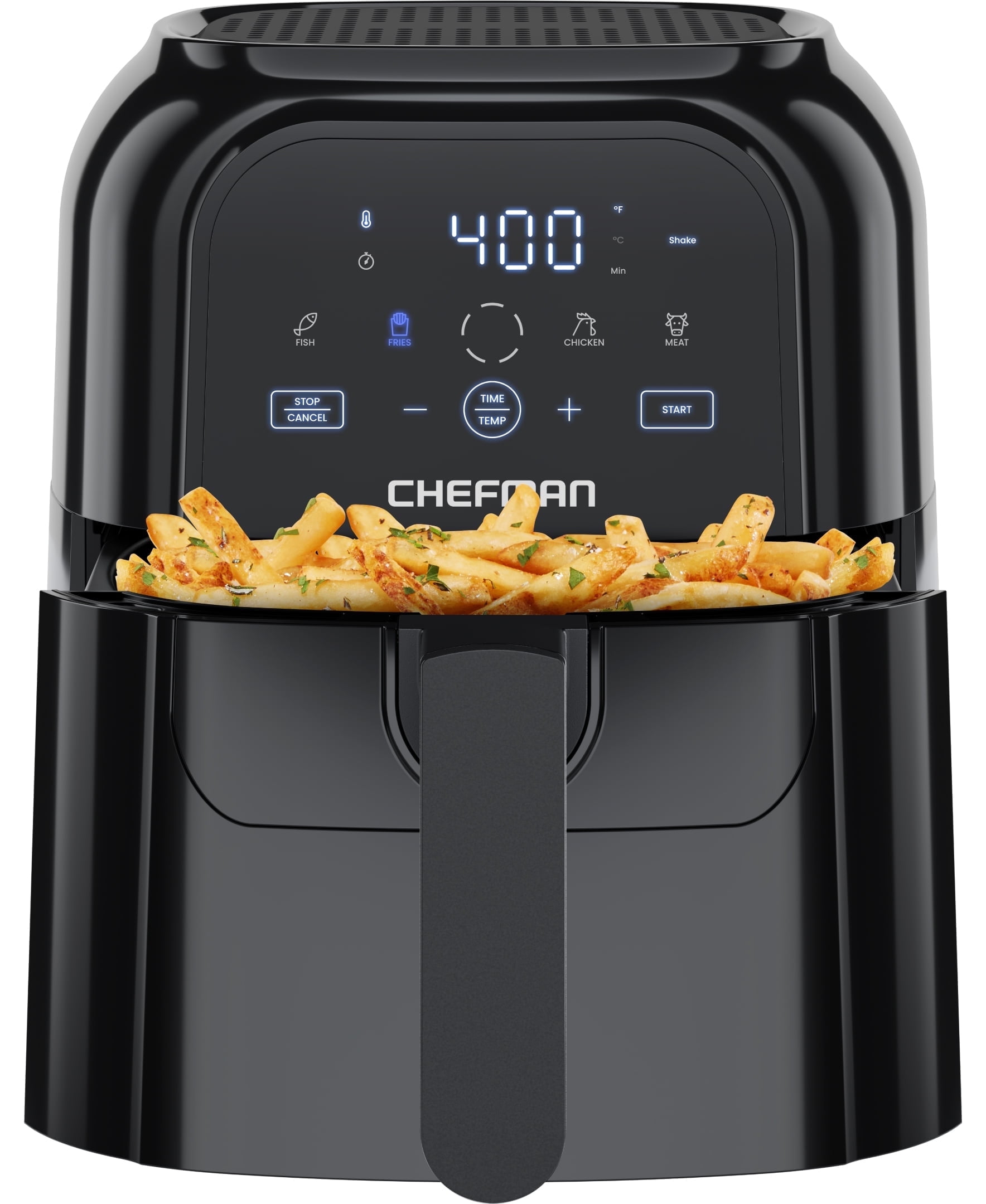 Chefman TurboFry Touch 6 Qt Air Fryer w/ Digital Display and Shake ...