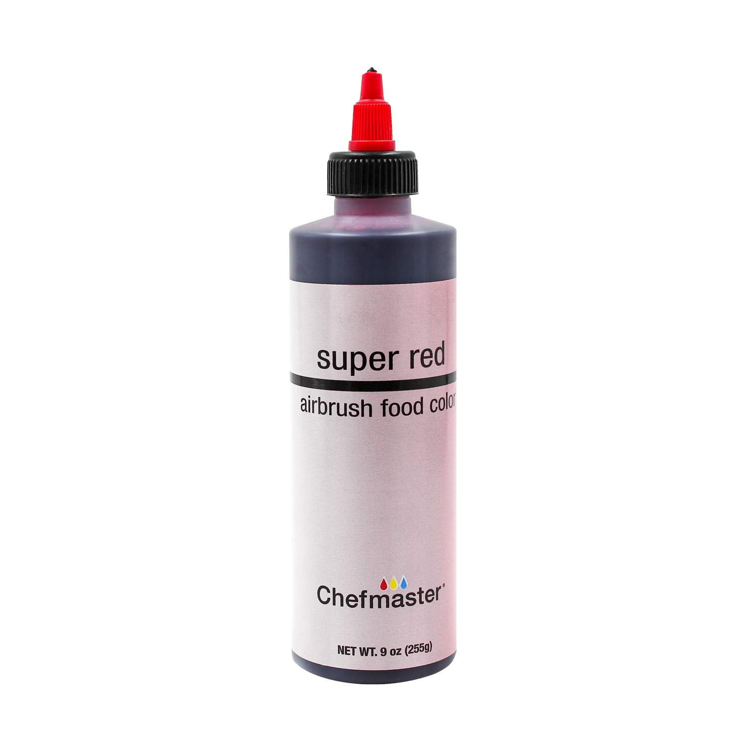 Chefmaster 9-Ounce Super Red Airbrush Cake Decorating Food Color ...