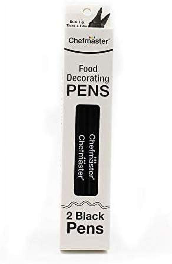 Chefmaster Black Food-Decorating Pens, Pack of 2 - Walmart.com