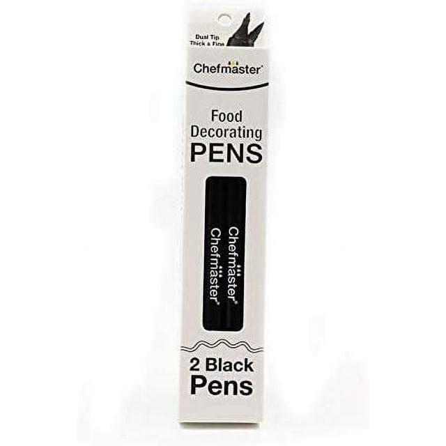 Chefmaster Black Food-Decorating Pens, Pack of 2 - Walmart Business ...