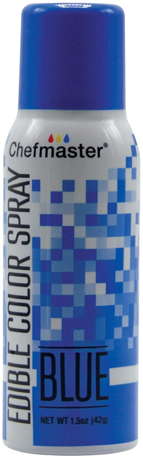 Chefmaster Blue Edible Spray Paint 1.5 Ounces - Walmart Business Supplies