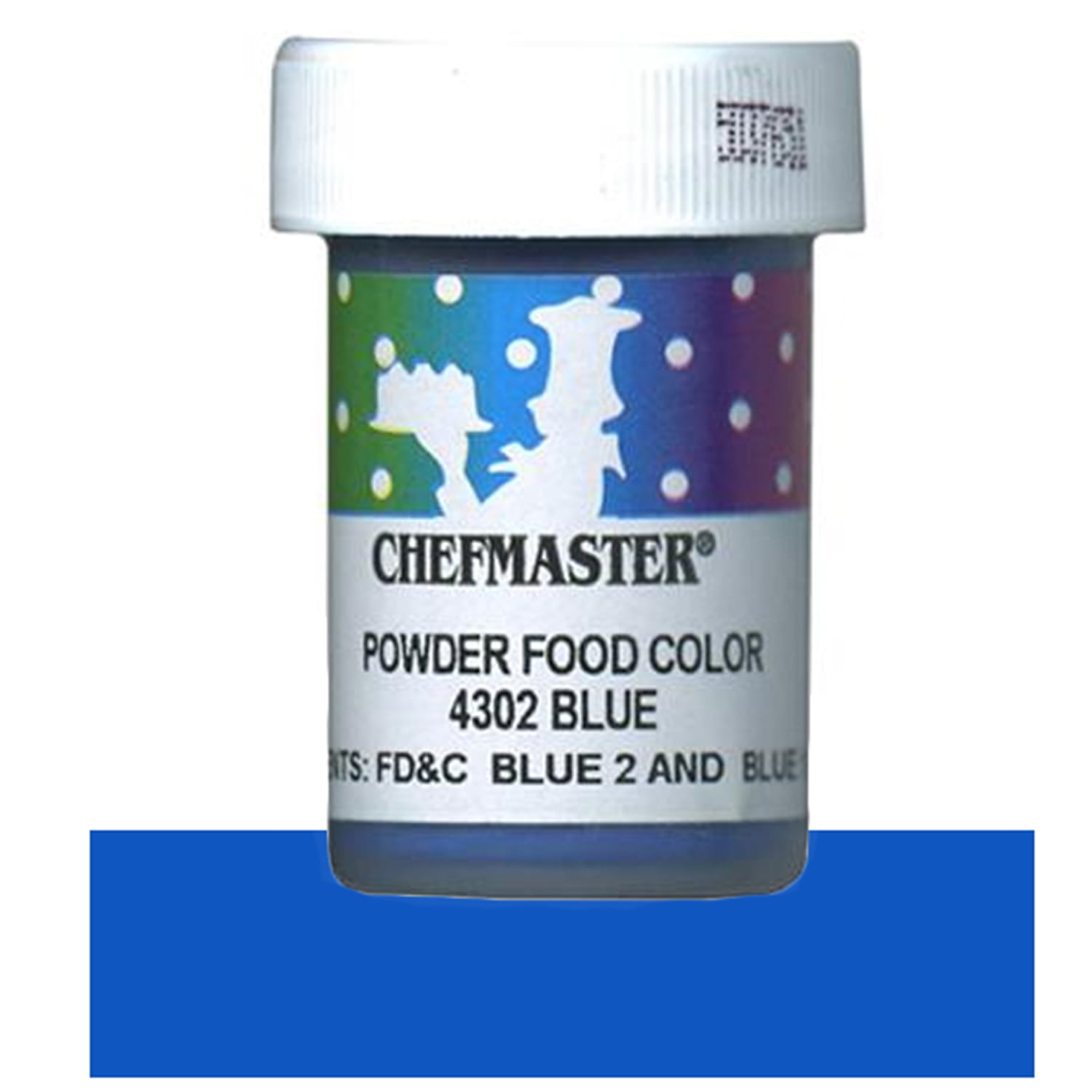 Chefmaster Blue Powder Food Color, 3 gr. - Walmart.com