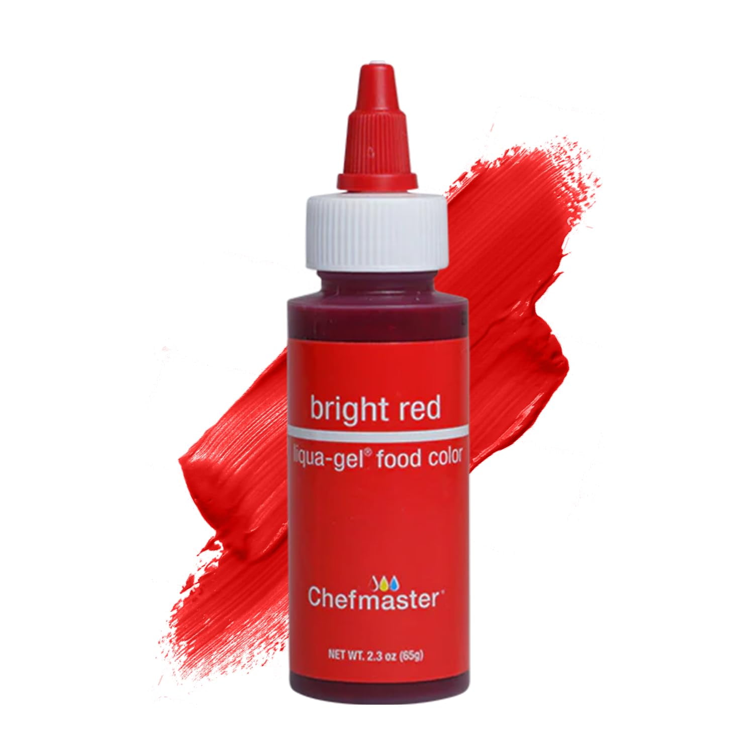 Chefmaster Bright Red Liqua-Gel® DEF29 Food Coloring | Vibrant ...