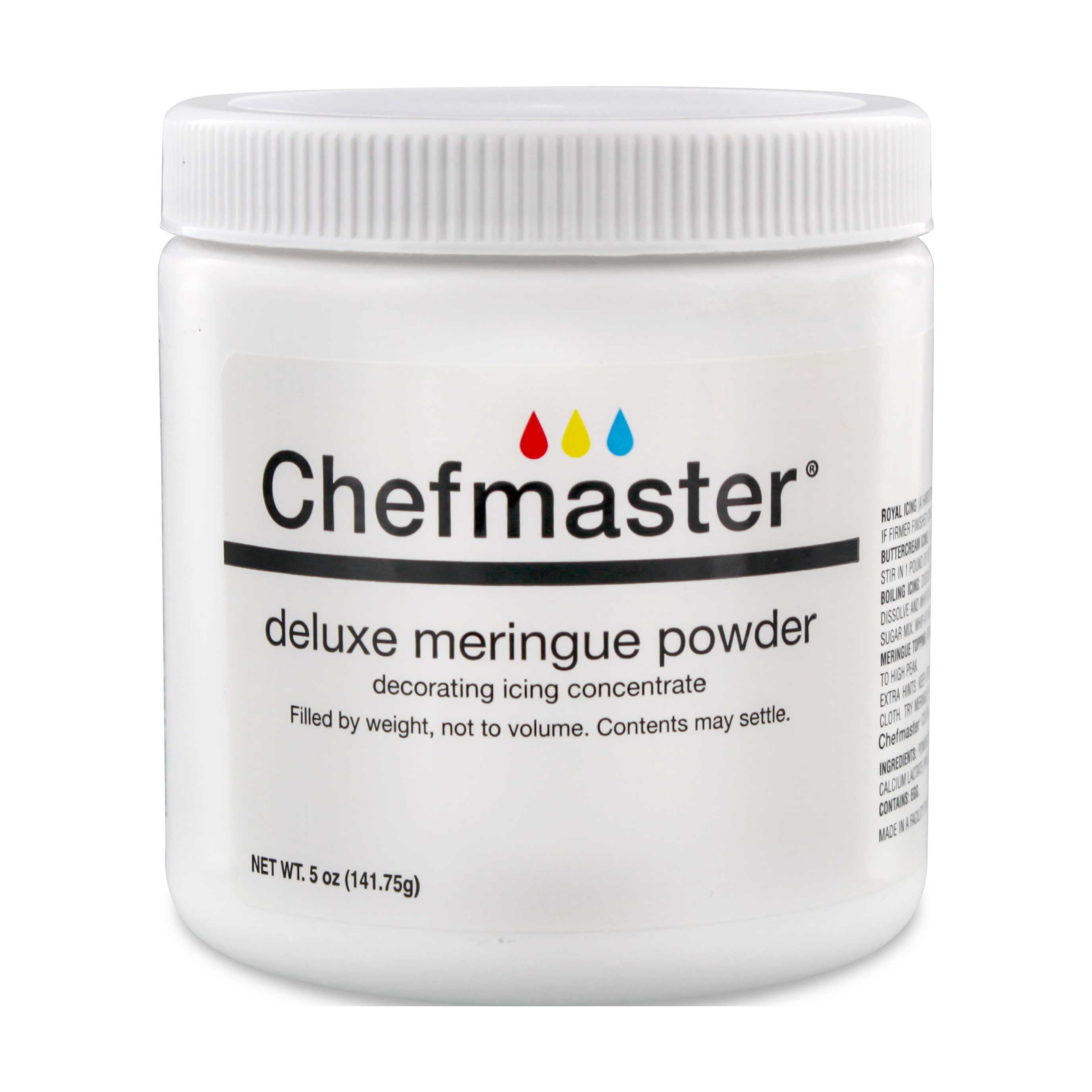 Chefmaster Deluxe Meringue Powder, 5 oz, Baking & Decorating, Certified ...