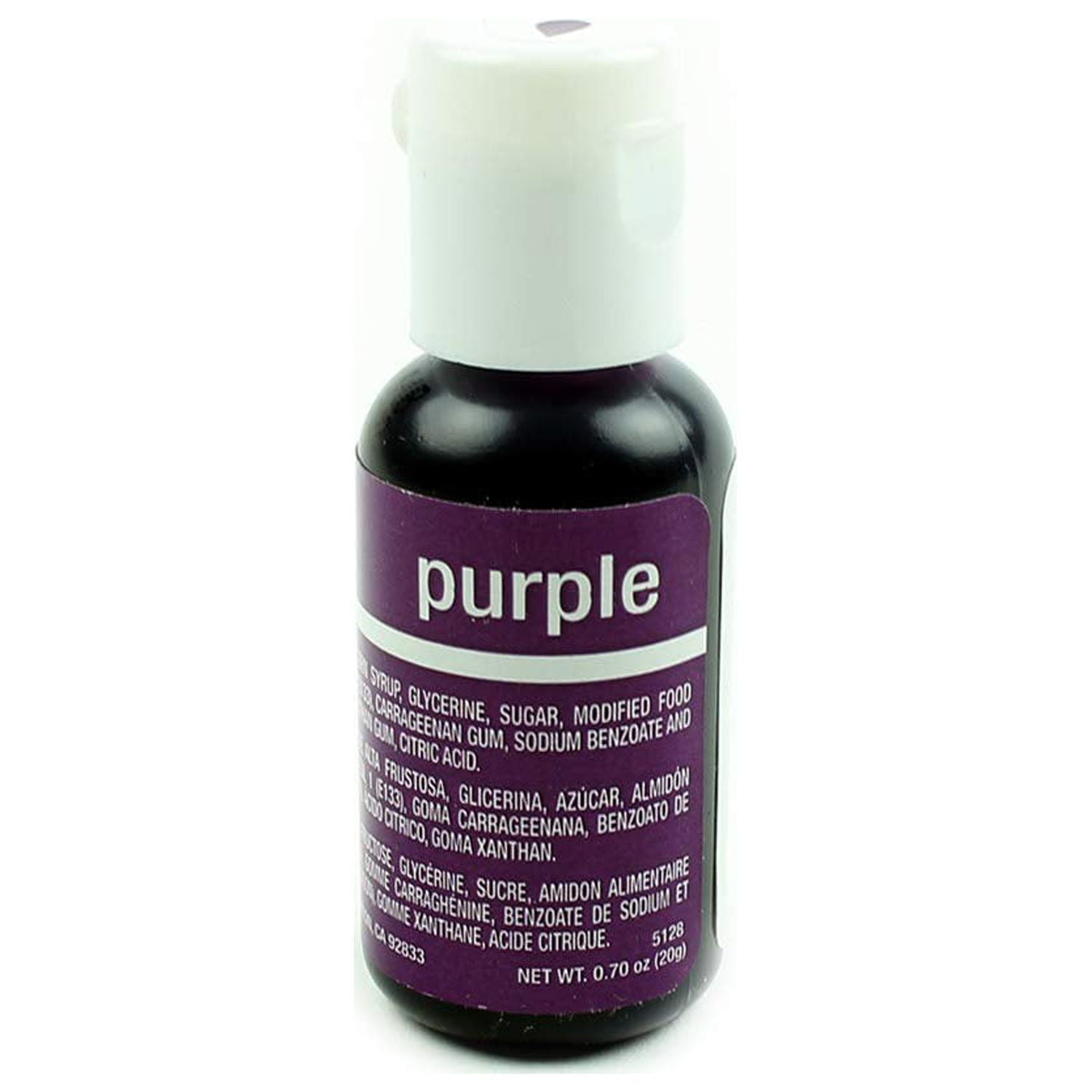 Chefmaster Liqua-Gel Food Color 0.70 Ounce - Purple - Walmart.com