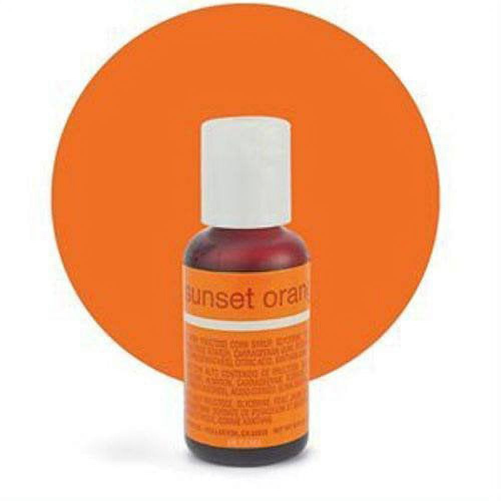 Chefmaster Liqua-Gel Sunset Orange .70 oz CM5124 - Walmart.com