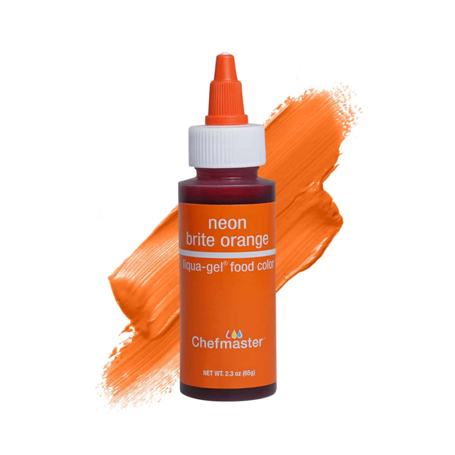 Chefmaster Neon Orange Liqua-Gel® OKA4 Food Coloring | Vibrant Color ...