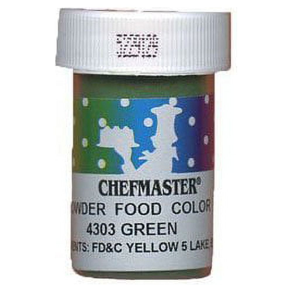 Chefmaster Powder Food Color, 3 gr. - Green - Walmart.com