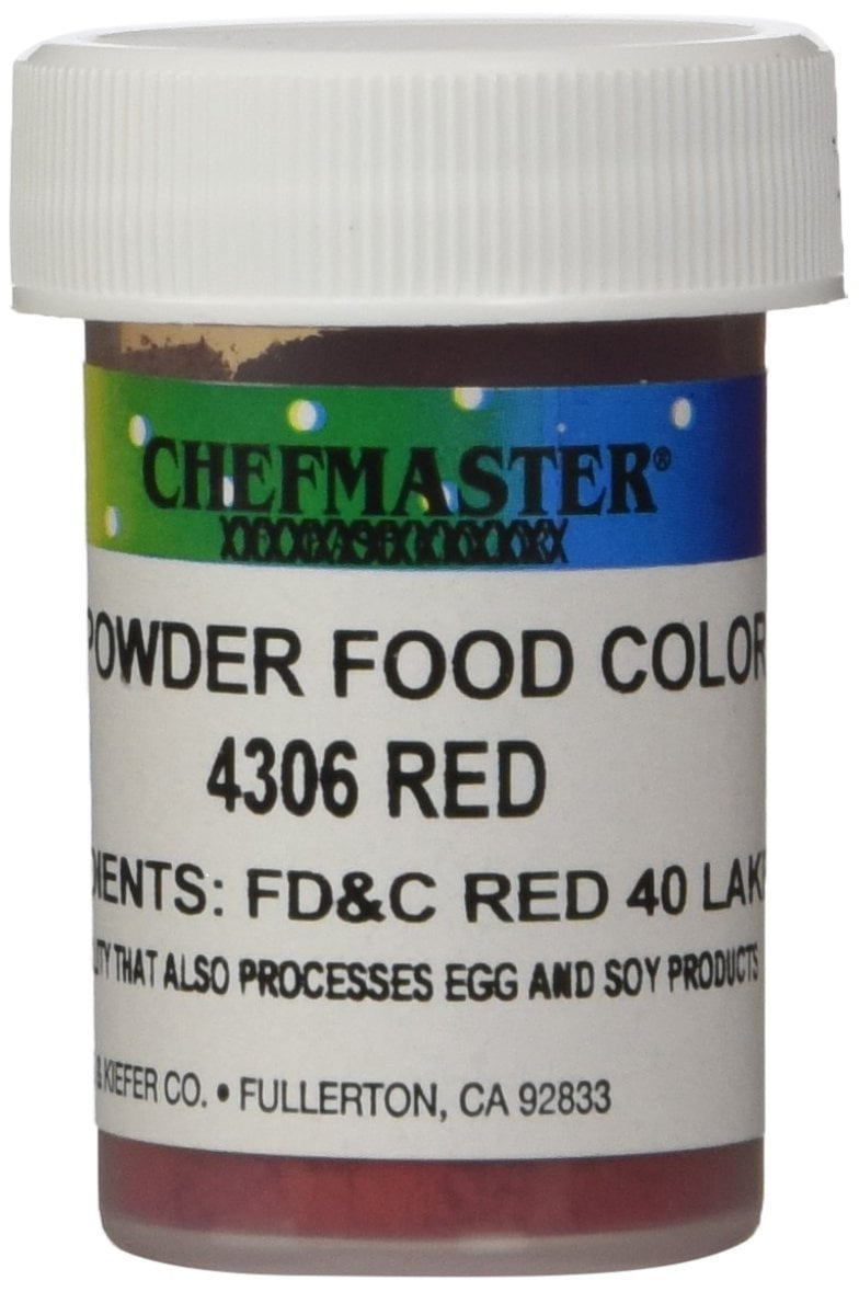 Chefmaster Powder Food Color 3 gr. Red - Walmart.com
