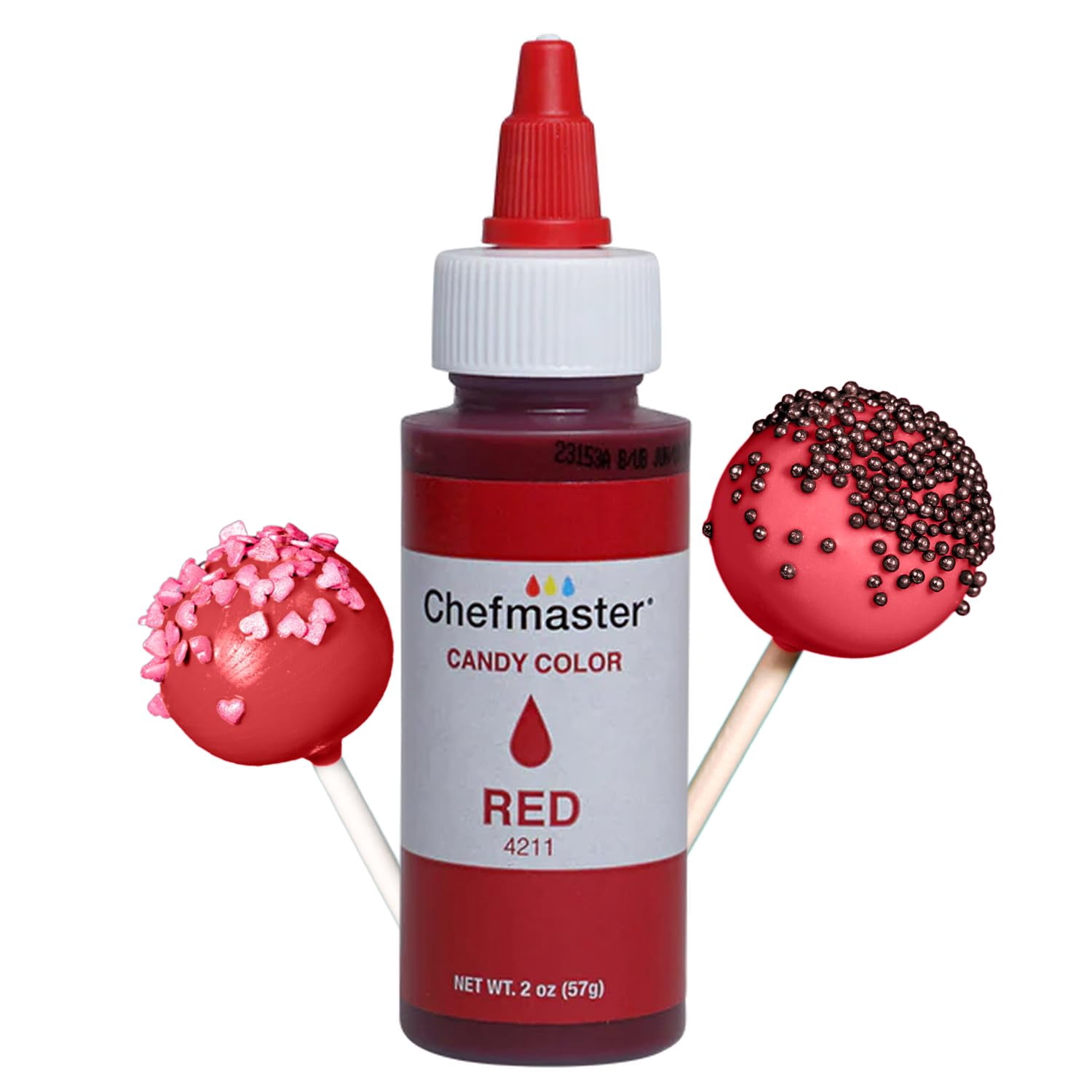 Chefmaster Red Candy Color IEF31 | True-Tone Shades | Oil-Based ...