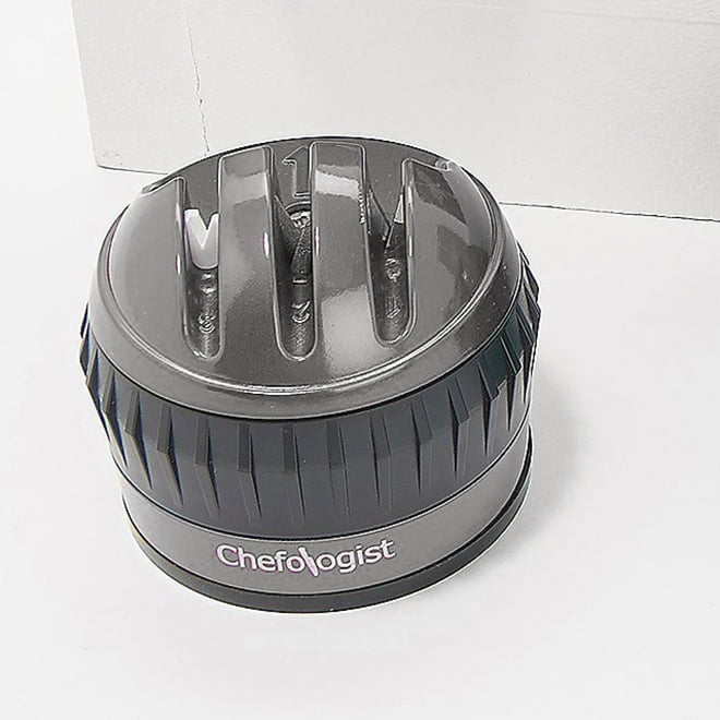 Chefologist 3-Stage Mini Knife Sharpener Gray - Walmart.com