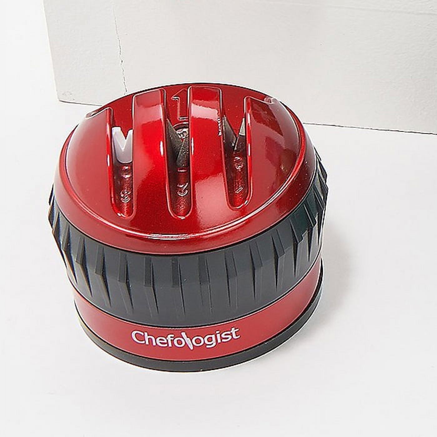 Chefologist 3-Stage Mini Knife Sharpener Red - Walmart.com