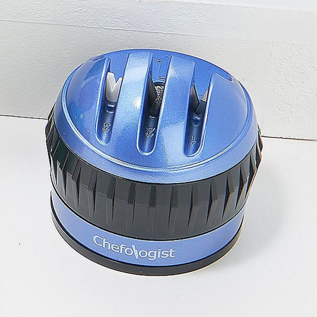 Chefologist 3-Stage Mini Knife Sharpener Blue - Walmart.com