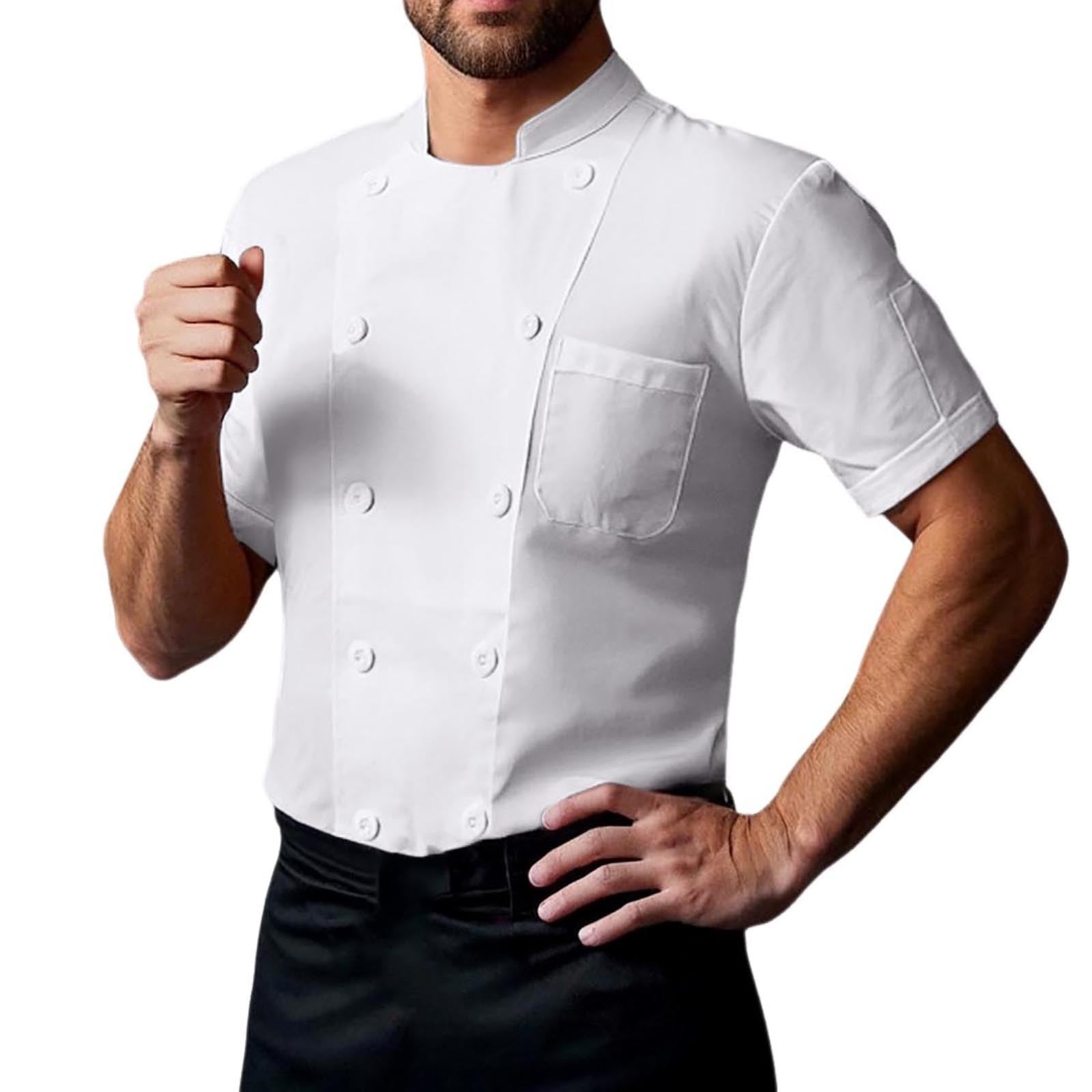 Chefs Coat Unisex Chef Jacket Classic Chef Coat Restaurant Kitchen Chef ...