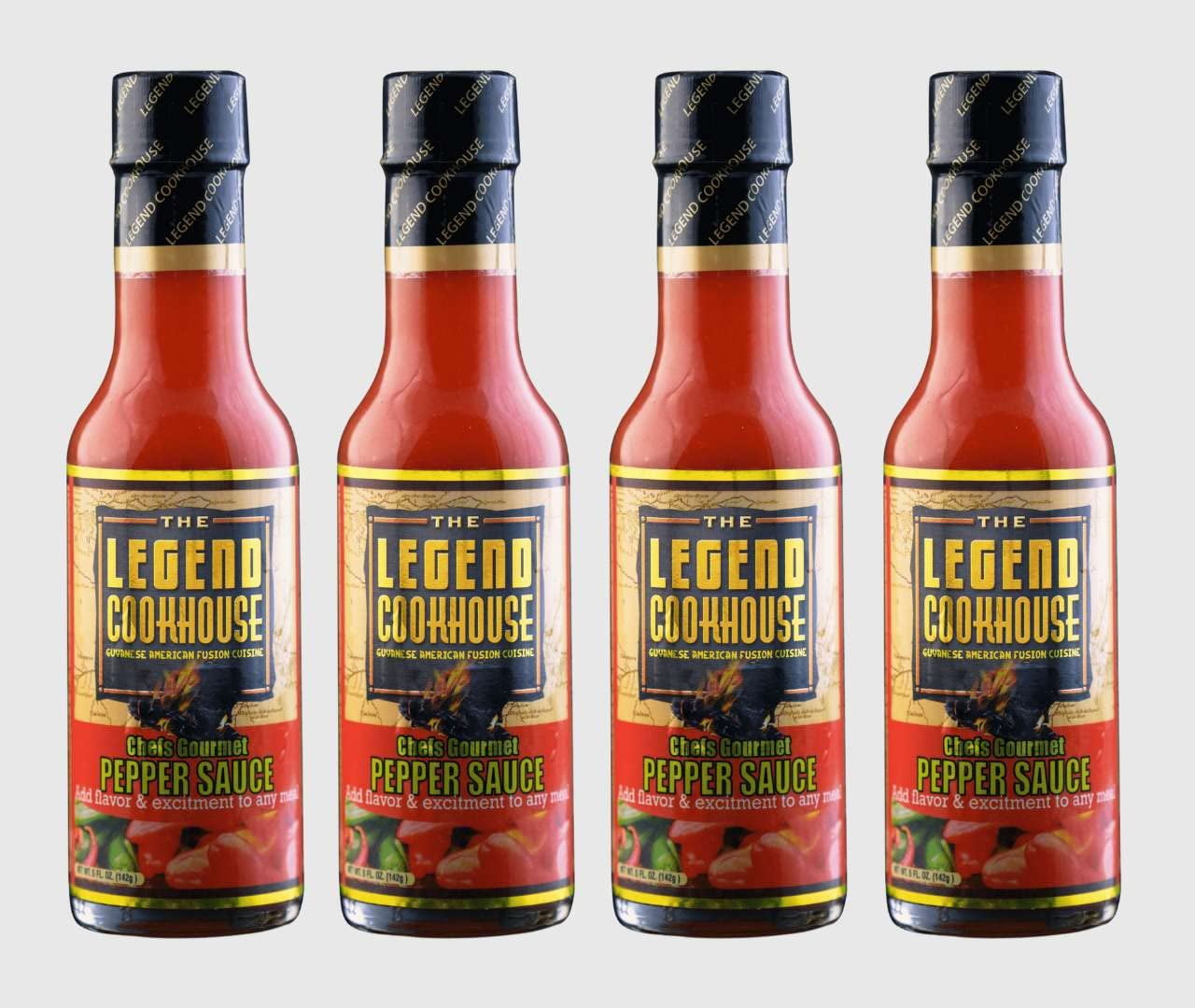 Chefs Gourmet 4 Pack Hot Pepper Sauce - Walmart.com
