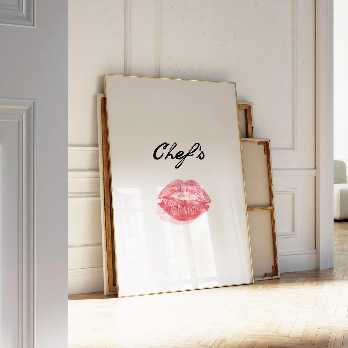 Chefs Kiss Print Kitchen Print, Retro Kitchen Wall Art, Compliments To ...