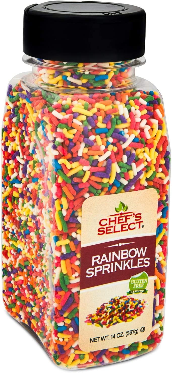 Chefs Select Decorative Rainbow and Chocolate Sprinkles Variety Pack ...