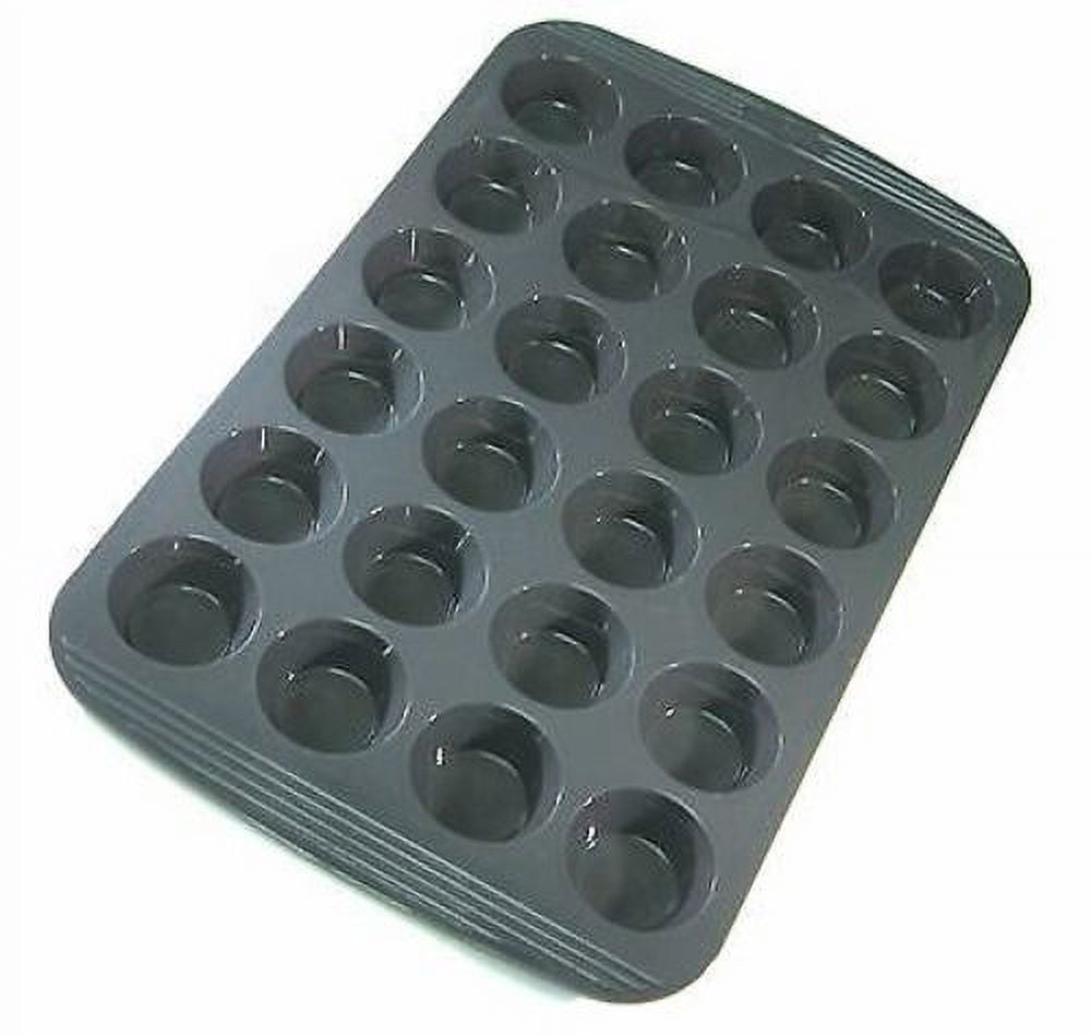 Chefs Toolbox Silicone 24 Cup Mini Muffin / Cupcake Pan - Walmart.com