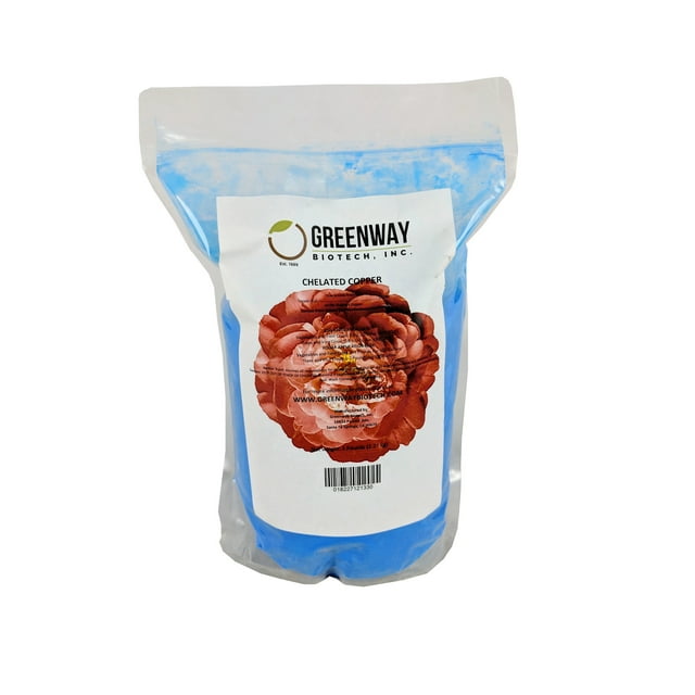 Chelated Copper EDTA Fertilizer - Fast Acting Copper Fertilizer - 5 ...