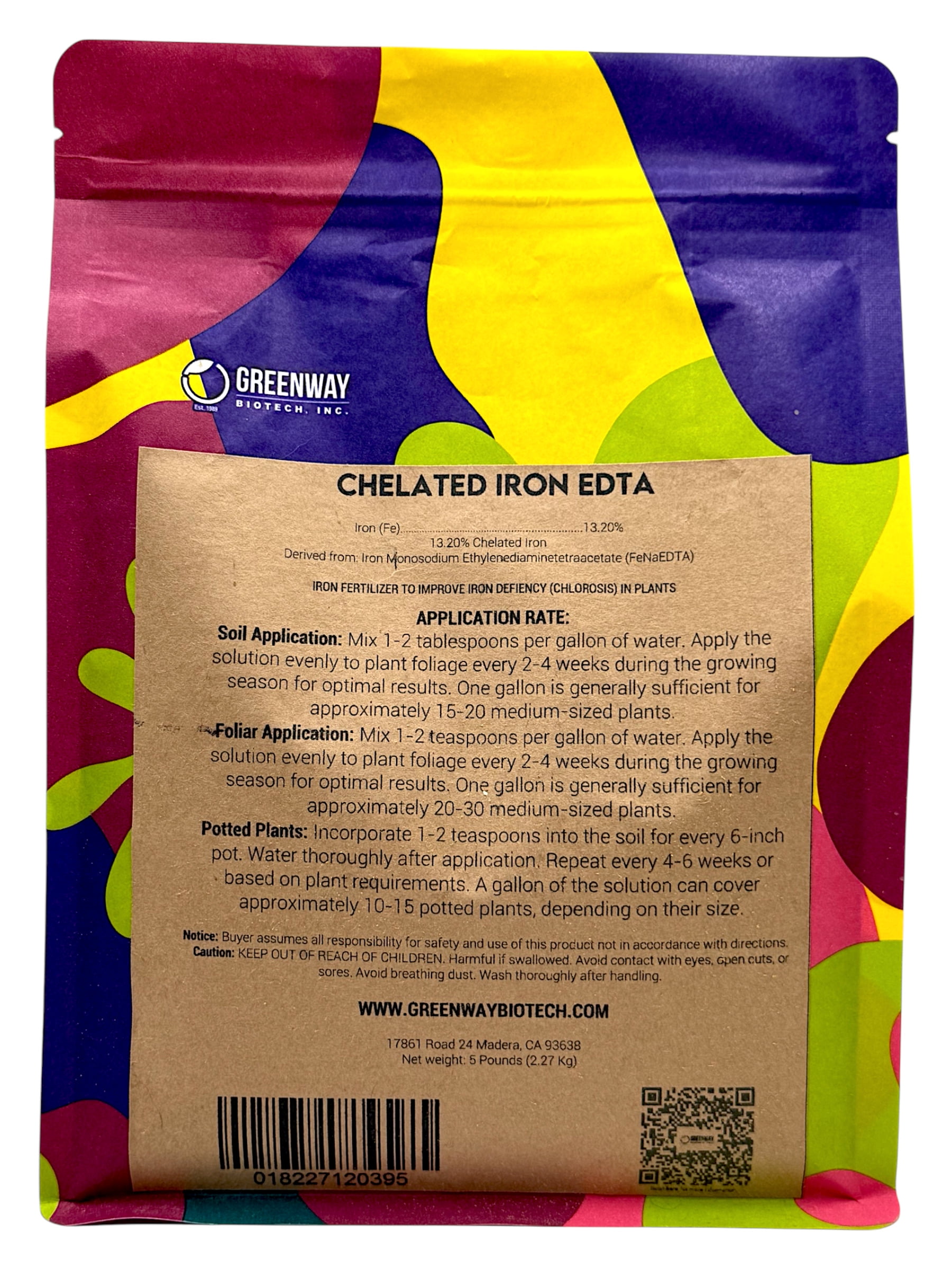 Chelated Iron EDTA Fertilizer - Walmart.com