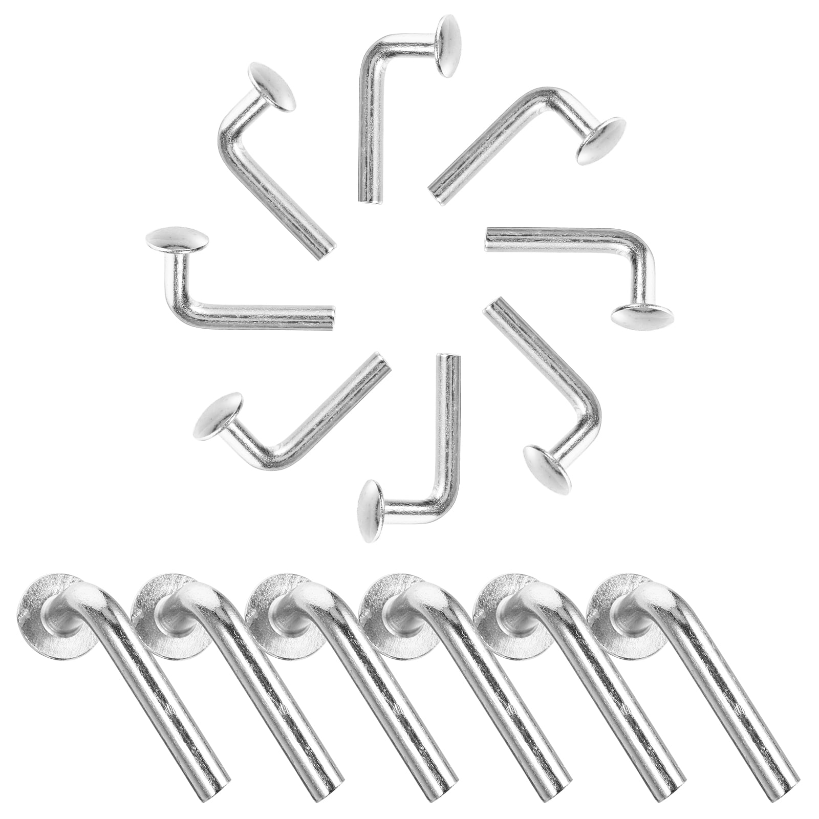 Toyvian 100Pcs Heavy Duty Pallet Rack Safety Pin Silver Iron Anti Rust ...