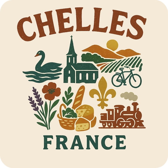 Chelles France Keepsakes Souvenir Vinyl Sticker – Destination Travel ...