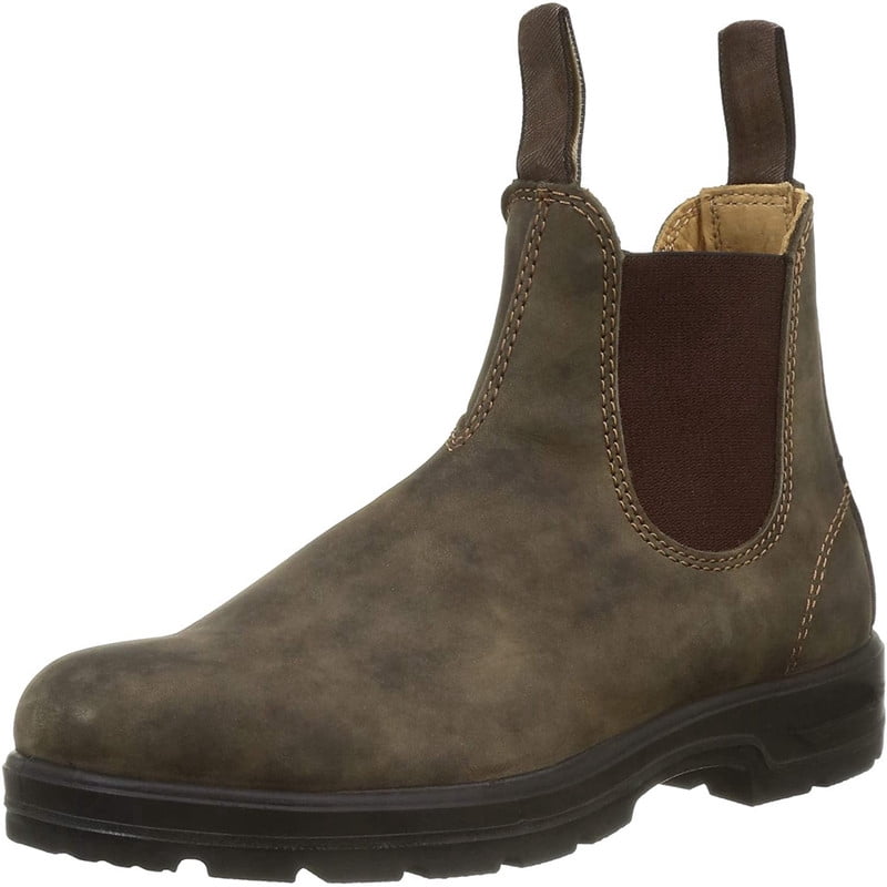 Chelsea Boots Men Work Western Cowboy Boots Casual Shoes High top Ankle ...
